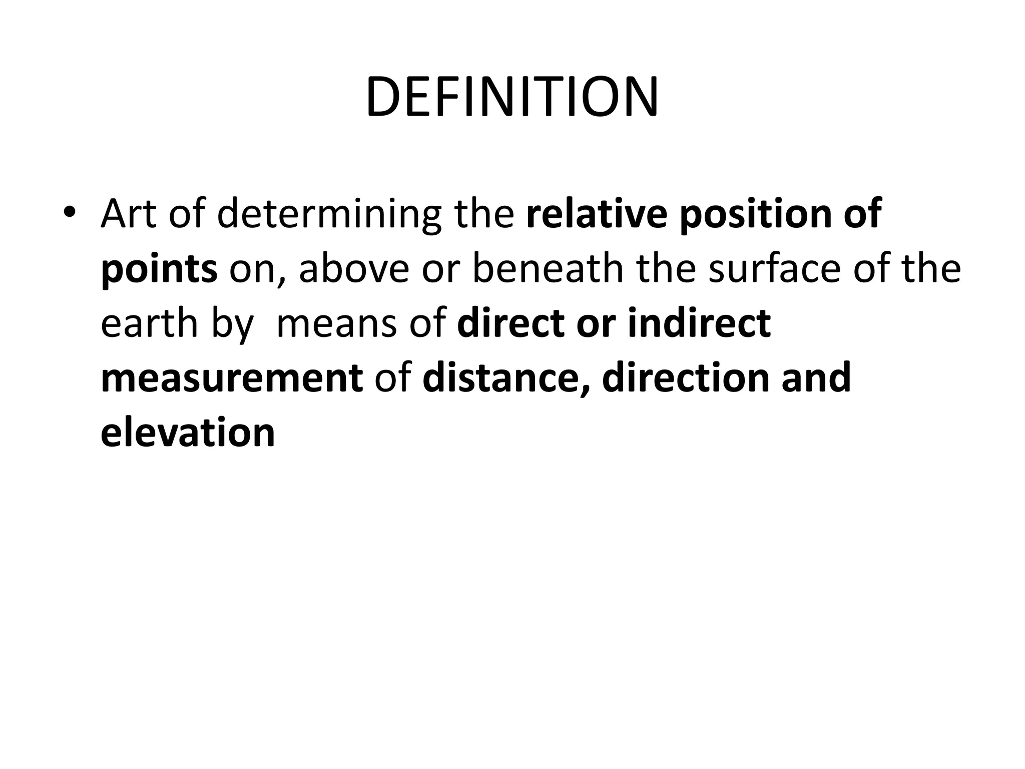 Introduction to Surveying - Chain,Compass,Theodolite,Total station,GPS | PPT