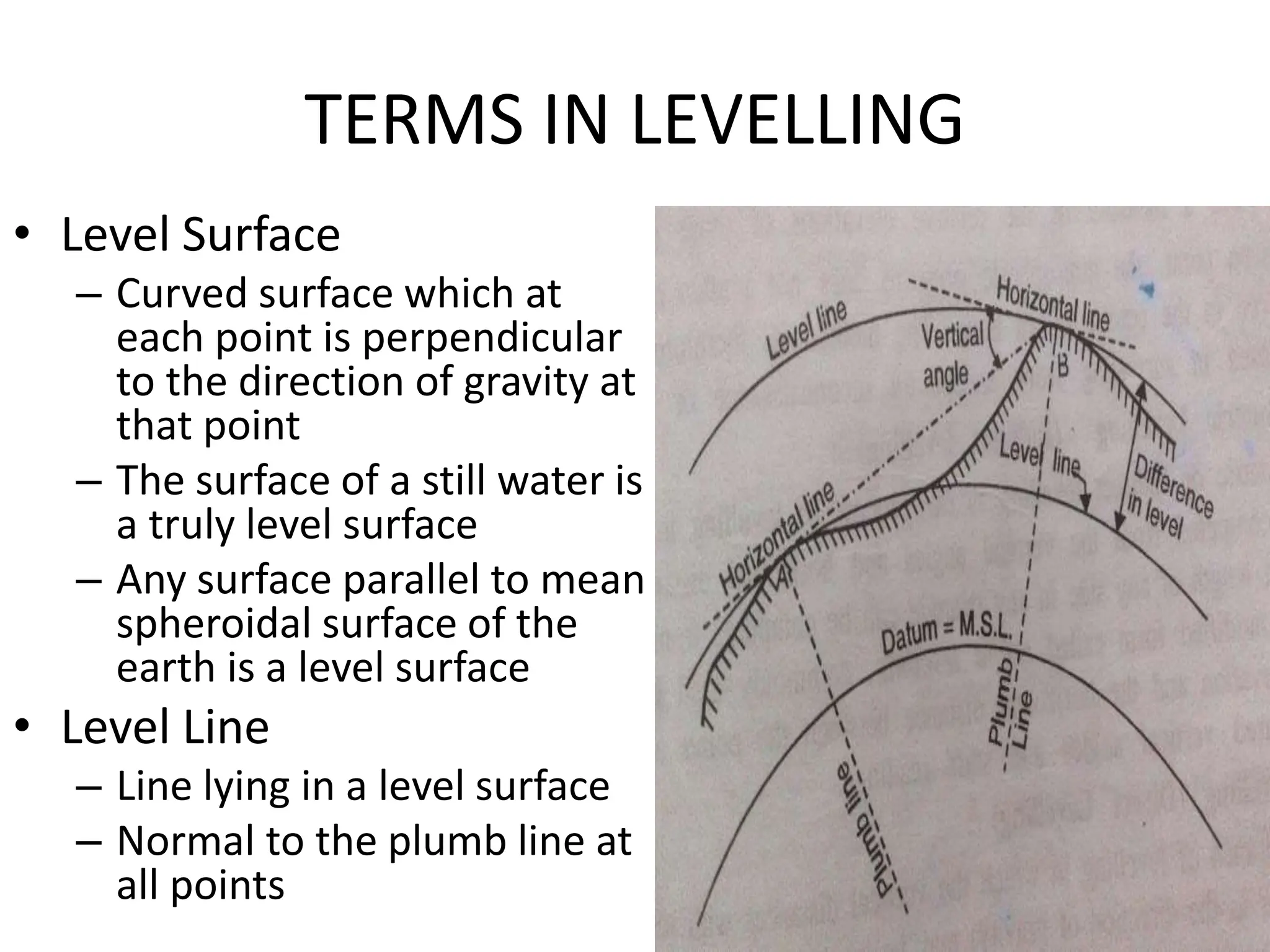 Levelling - Rise and fall - Height of instrument method | PPTX
