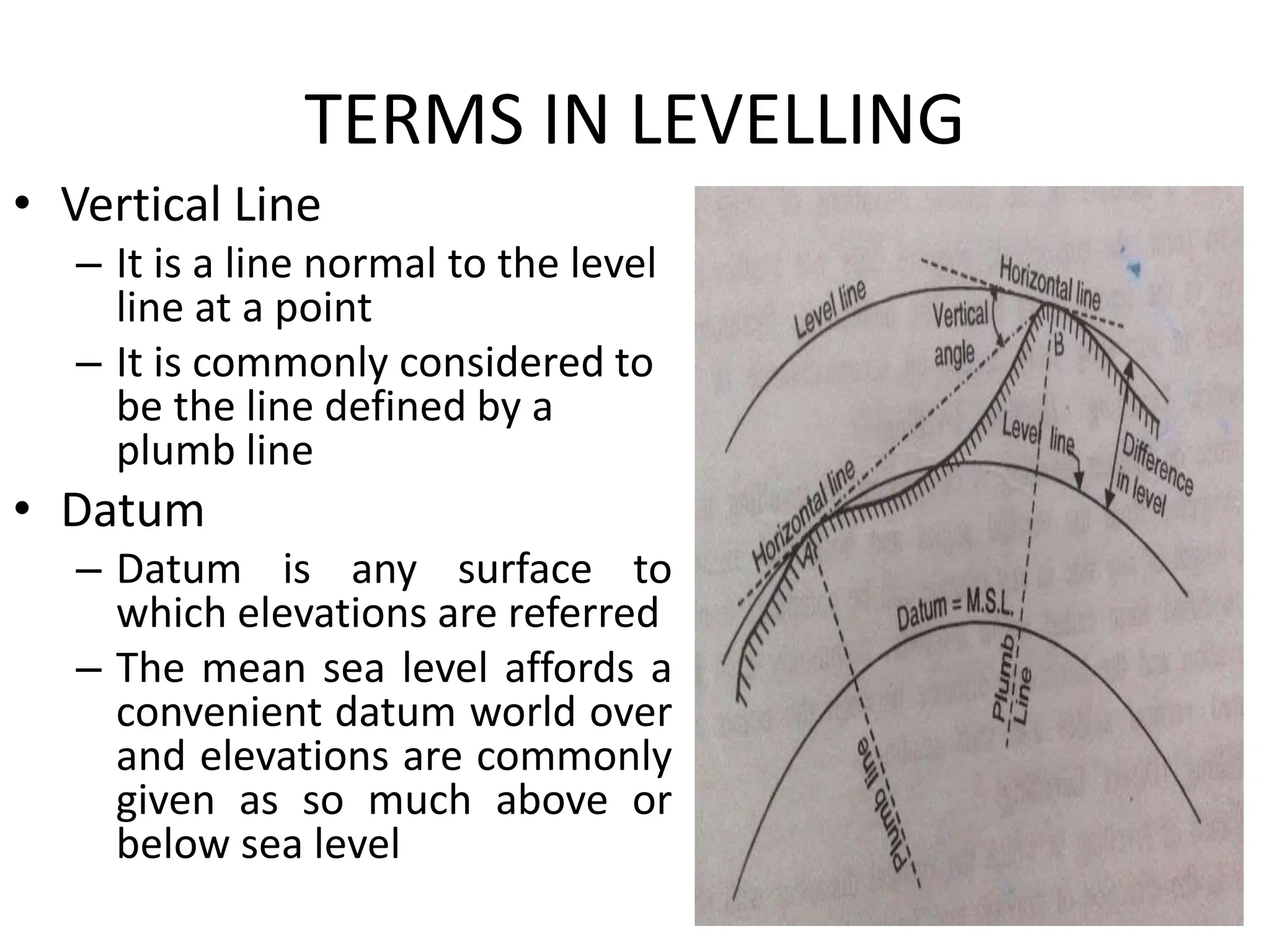 Levelling - Rise and fall - Height of instrument method | PPTX