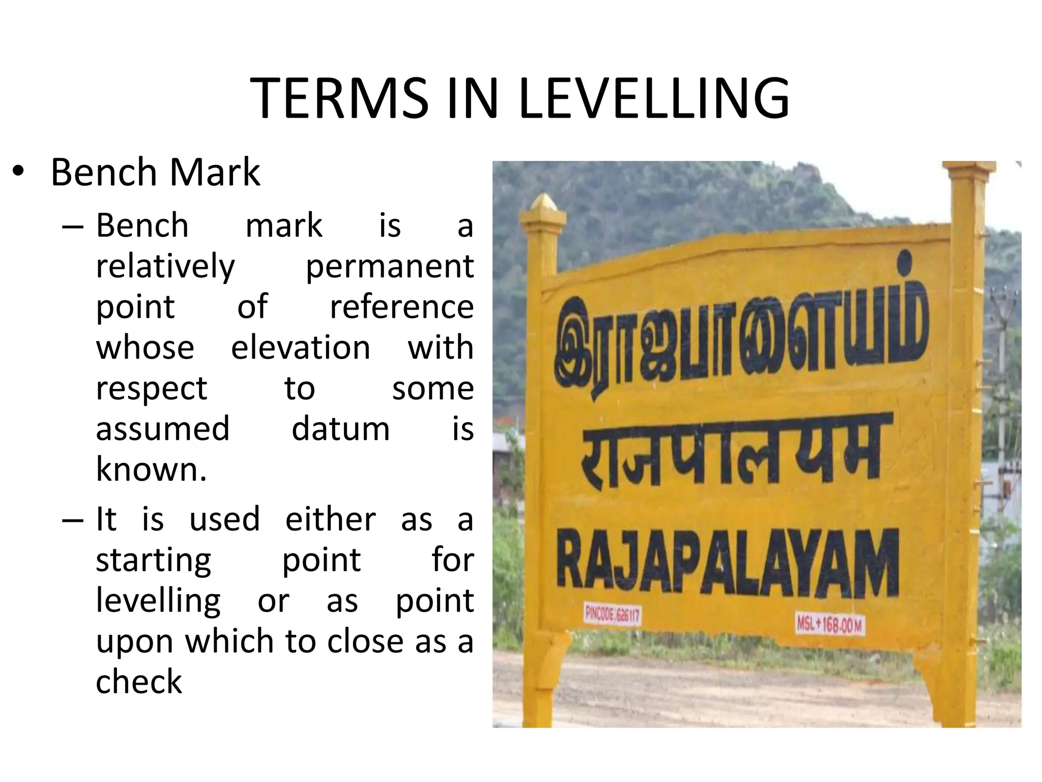 Levelling - Rise and fall - Height of instrument method | PPTX