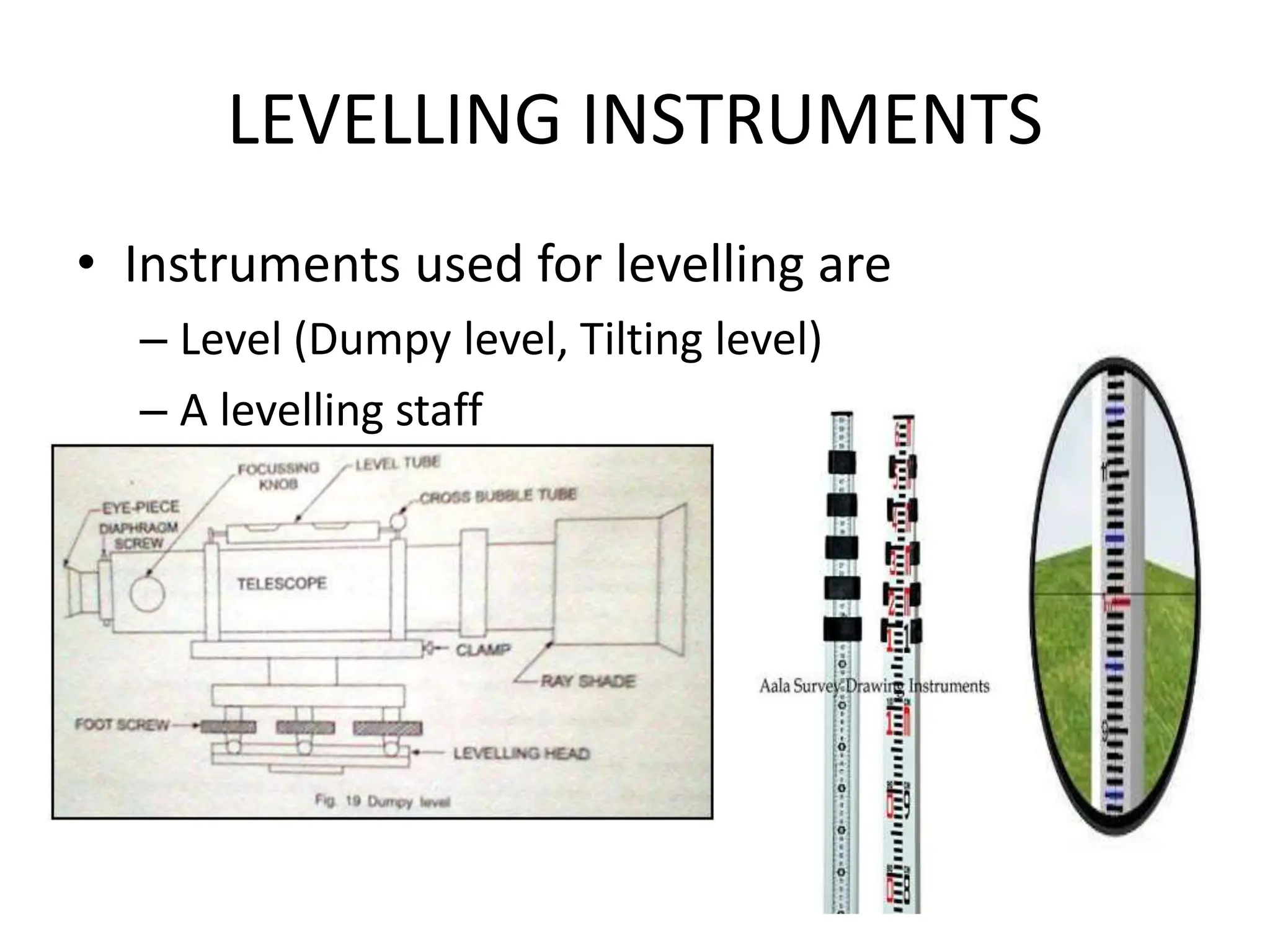 Levelling - Rise and fall - Height of instrument method | PPTX