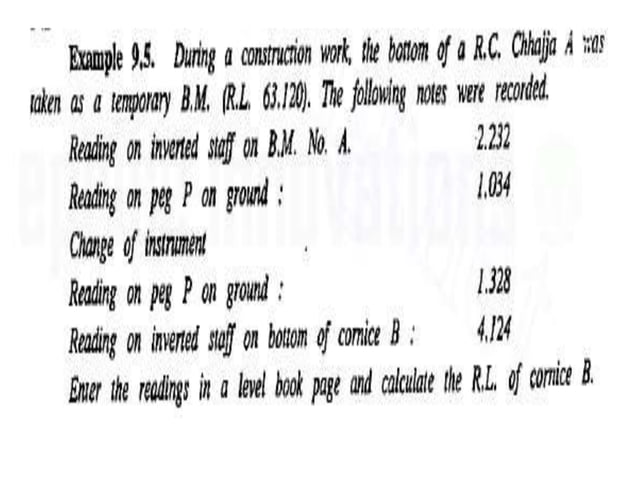 Levelling - Rise and fall - Height of instrument method | PPTX