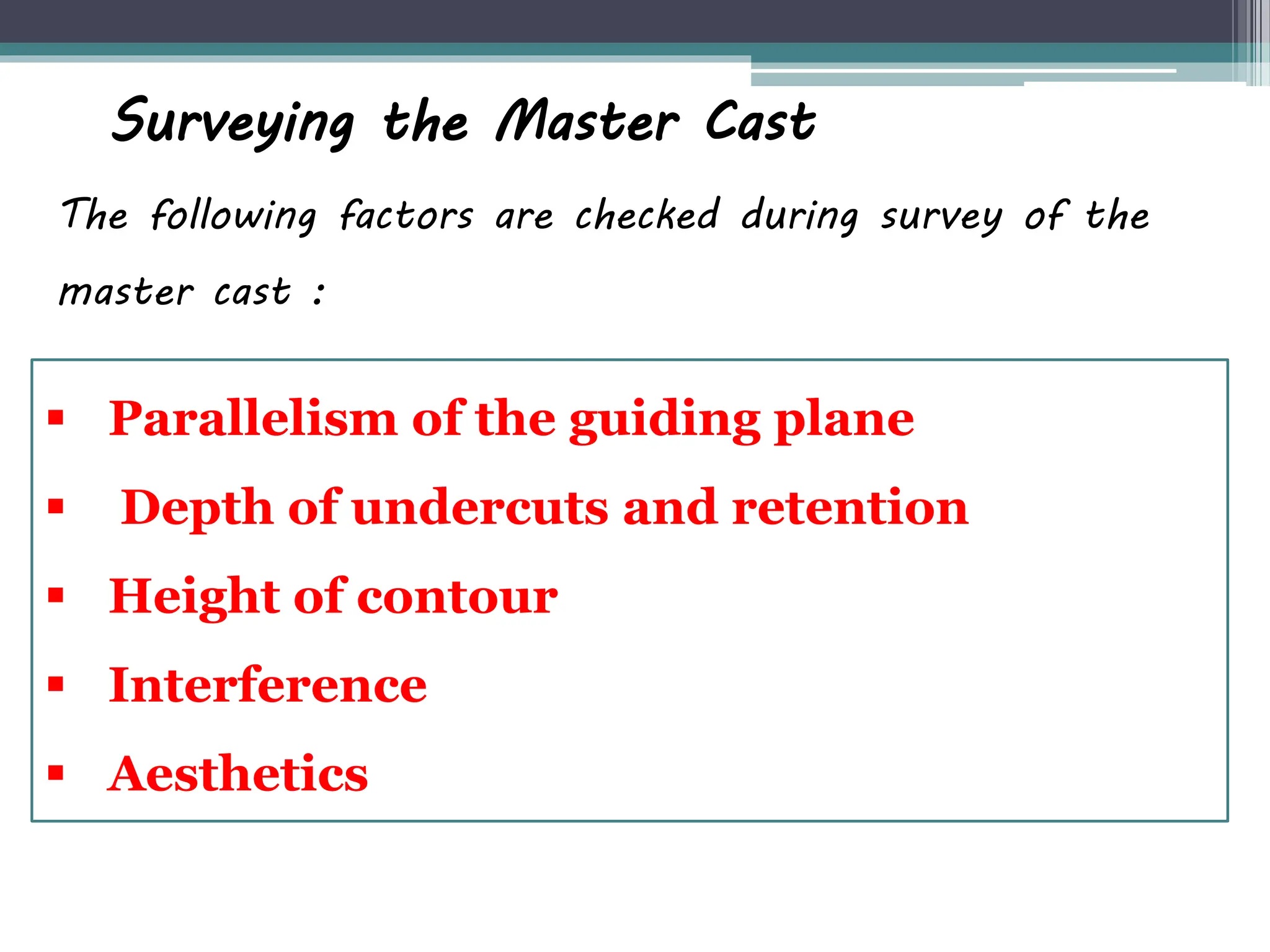 surveying-of diganostic cast and master cast.pptx