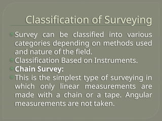 SURVEYING -PPT BASICS PRINCIPLES OF SURVEYING | PPTX