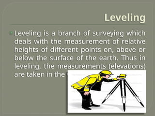 SURVEYING -PPT BASICS PRINCIPLES OF SURVEYING | PPTX