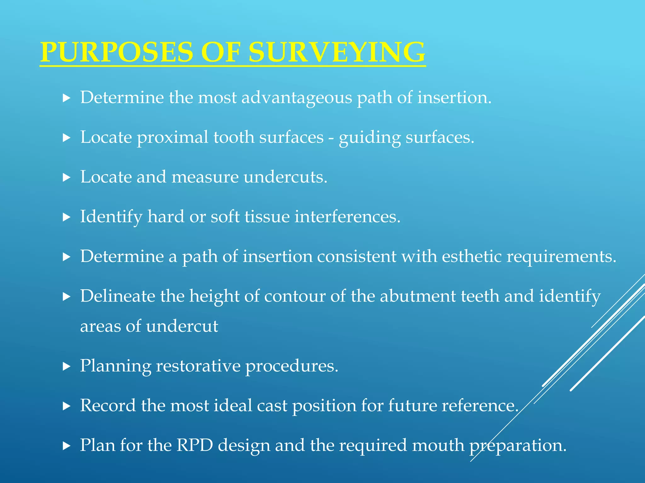 Surveyors and surveying in RPD | PPTX