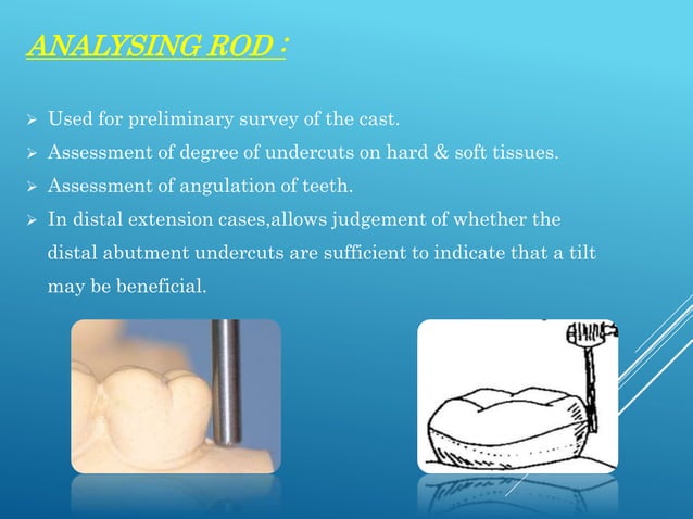Surveyors and surveying in RPD | PPTX | Dental Health | Diseases and ...