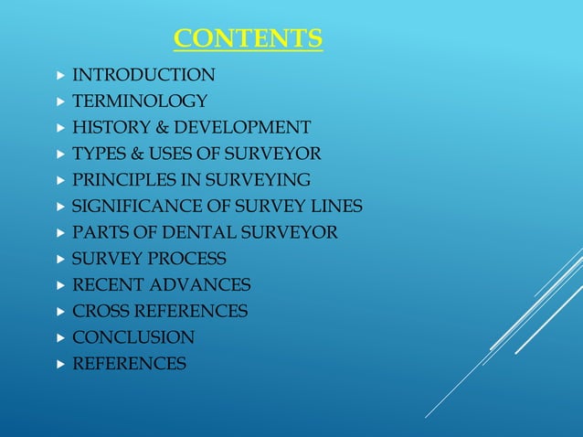 Surveyors and surveying in RPD | PPTX | Dental Health | Diseases and ...