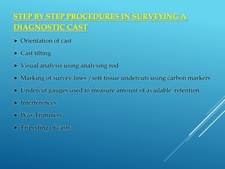 Surveyors and surveying in RPD | PPTX