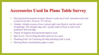 Plane Table Surveying | PPTX