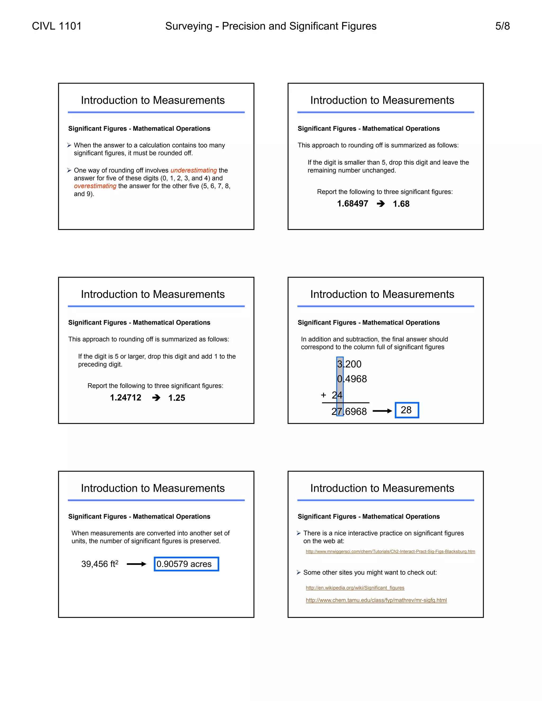 Surveying 3 precision | PDF