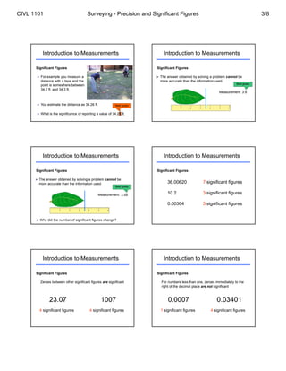 Surveying 3 precision | PDF