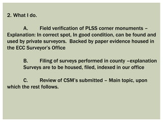 Surveying and land records management dean roth | PPTX