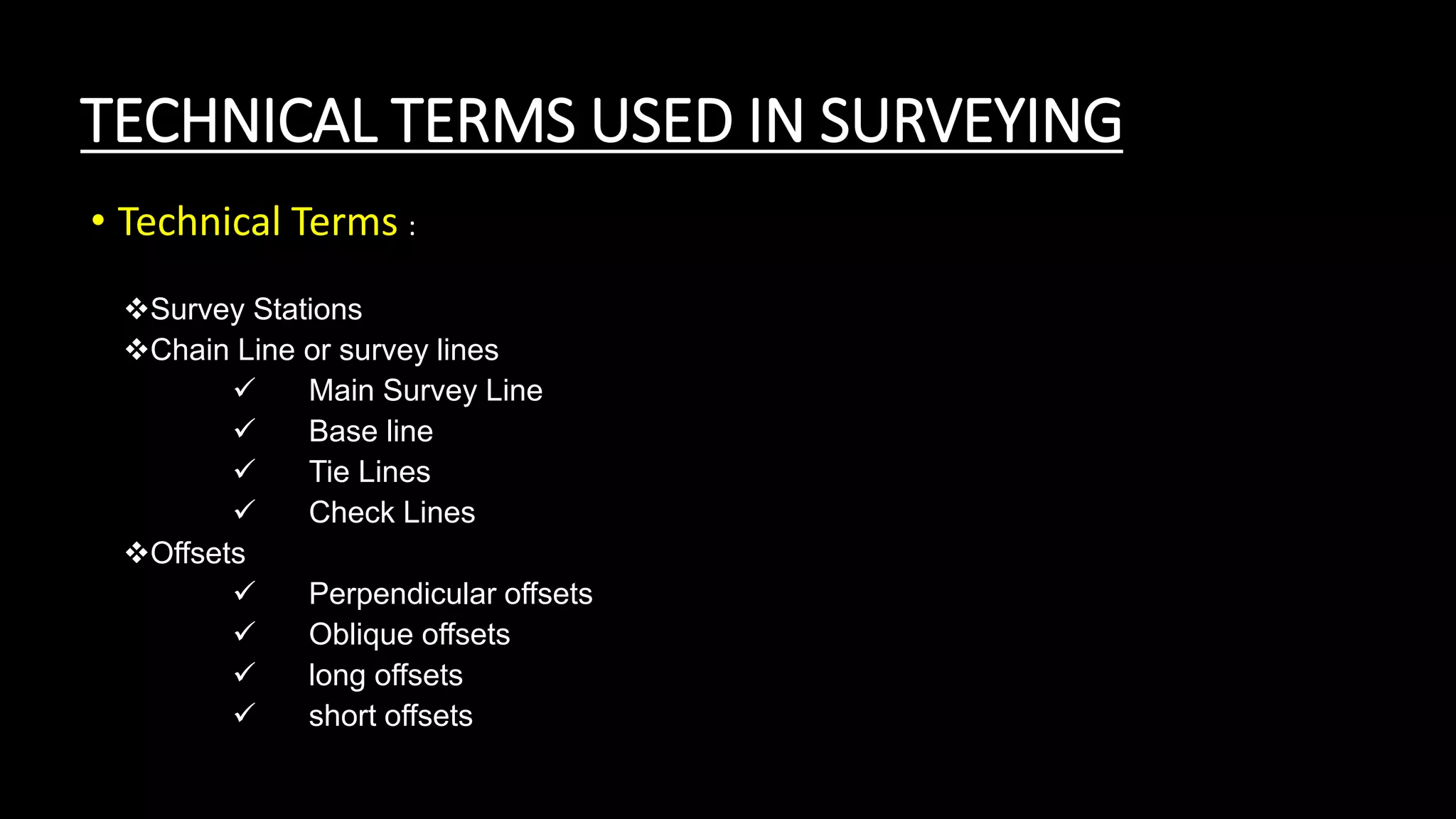 Surveying and levelling | PPTX