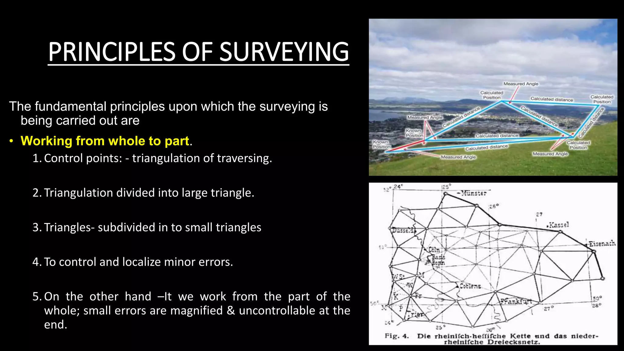 Surveying and levelling | PPTX