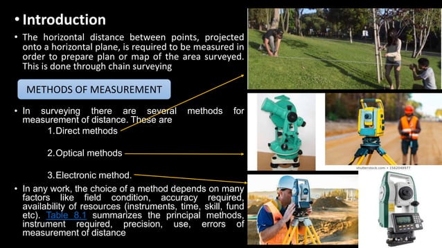 Surveying and levelling | PPTX