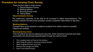 Surveying and levelling | PPTX