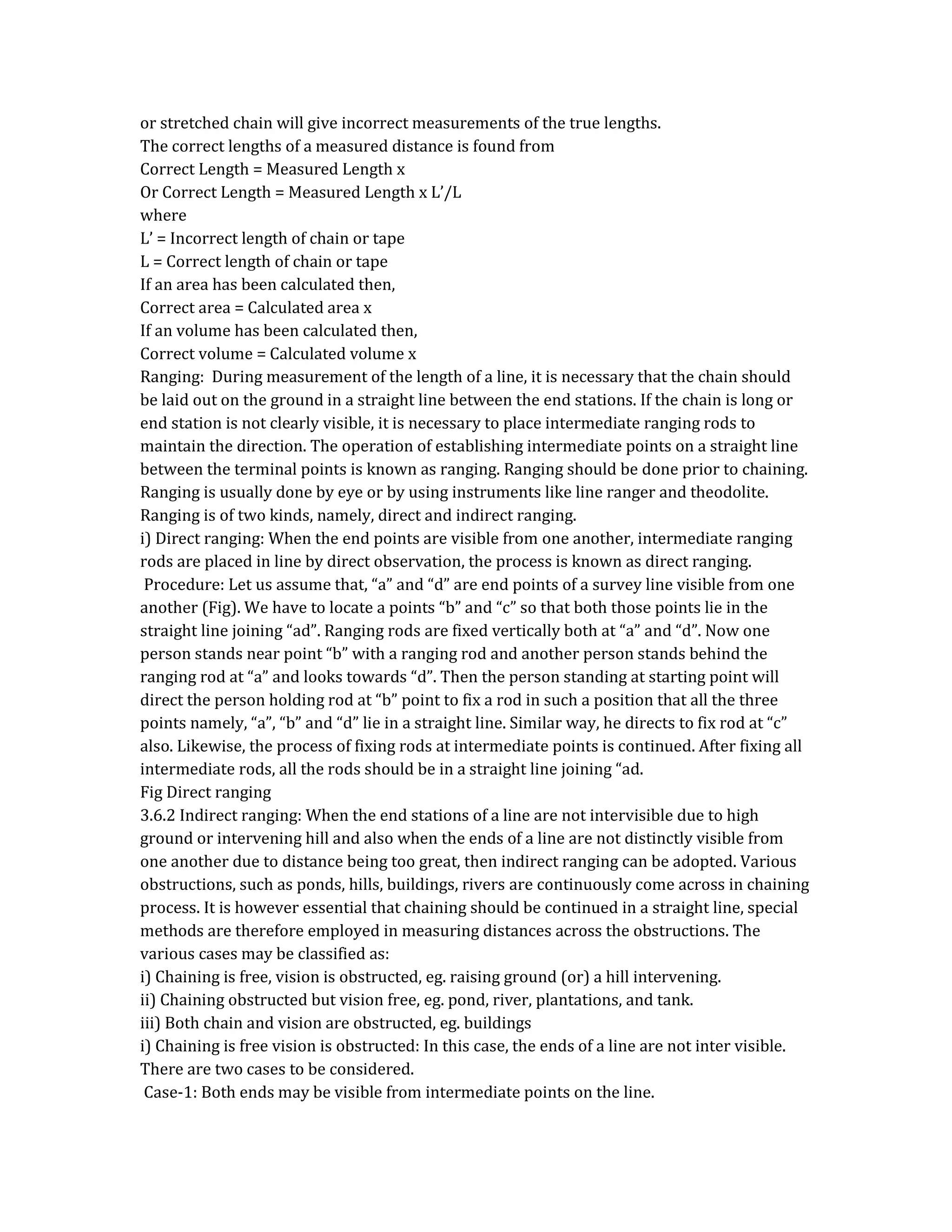 Surveying and levelling in agricultural land area calculation and ...