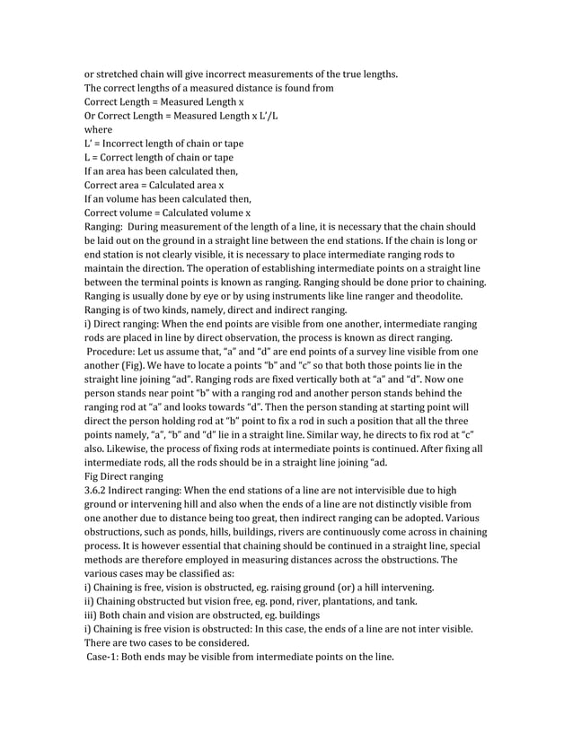 Surveying and levelling in agricultural land area calculation and ...