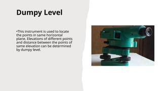 CEPT University | Surveying & Levelling Laboratory | PPTX