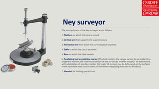 Surveying and rpd design | PPTX