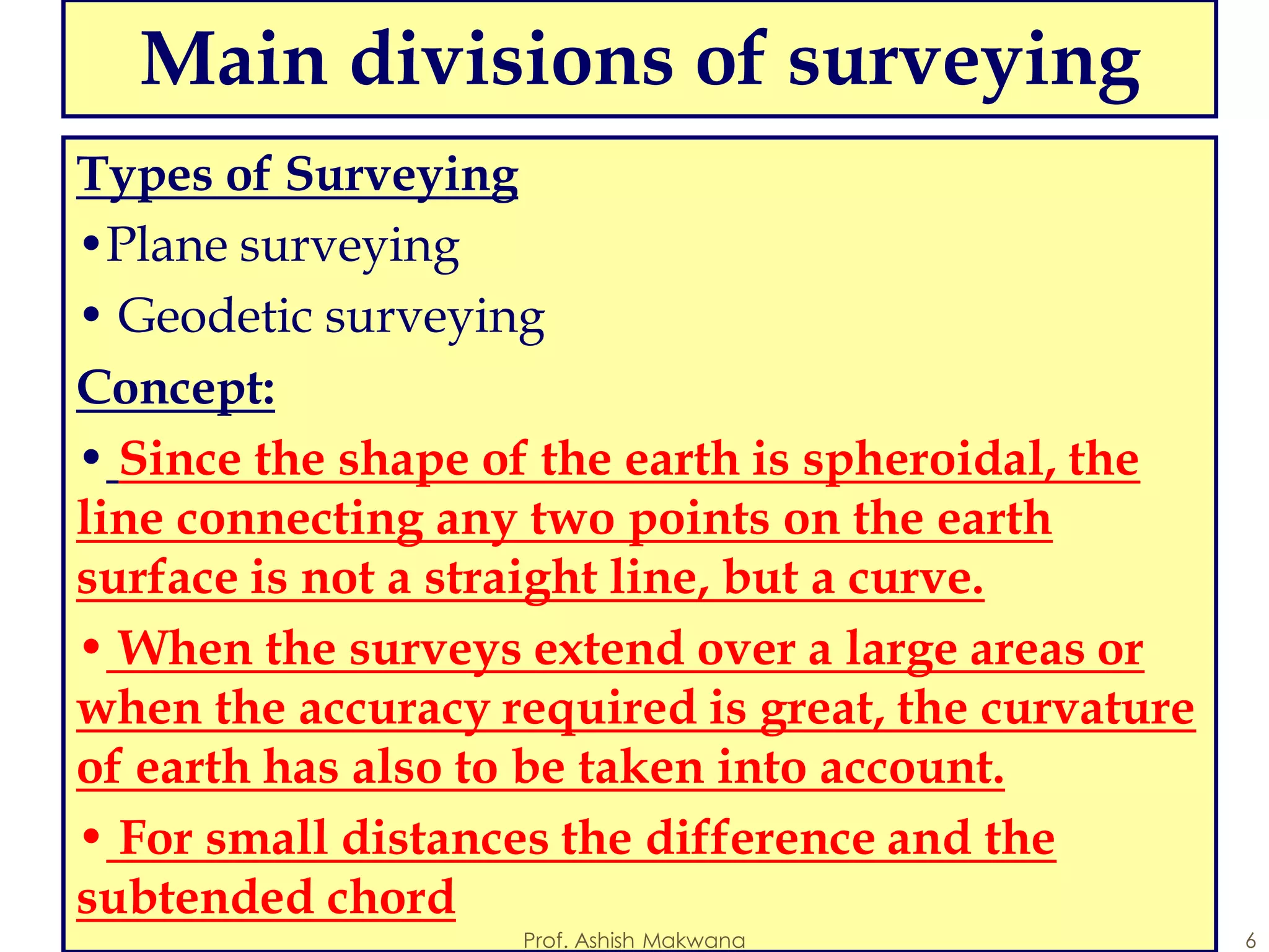 Surveying and scale_Surveying, Civil Engineering | PDF