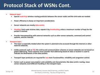 Surveying cross layer protocols in ws ns | PPTX