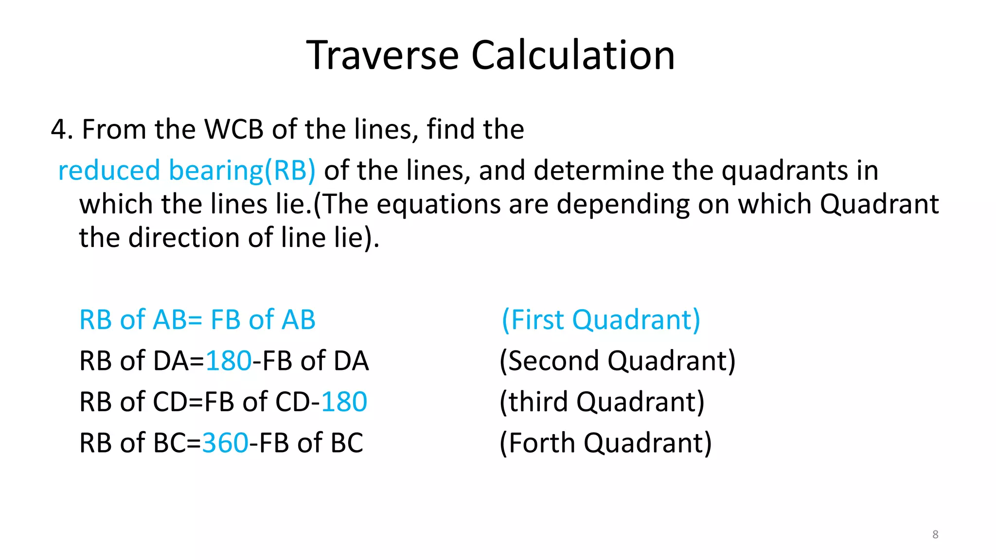 Traversing Practical part 1 | PDF