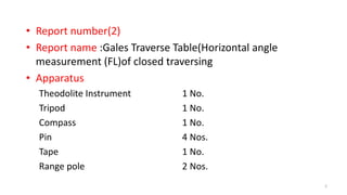 Traversing Practical part 1 | PDF