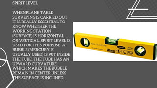 Surveying equipments | PPT