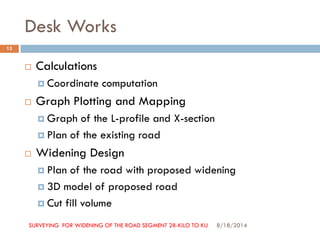 Surveying for Widening of the Road Segment 28 Kilo to Kathmandu ...
