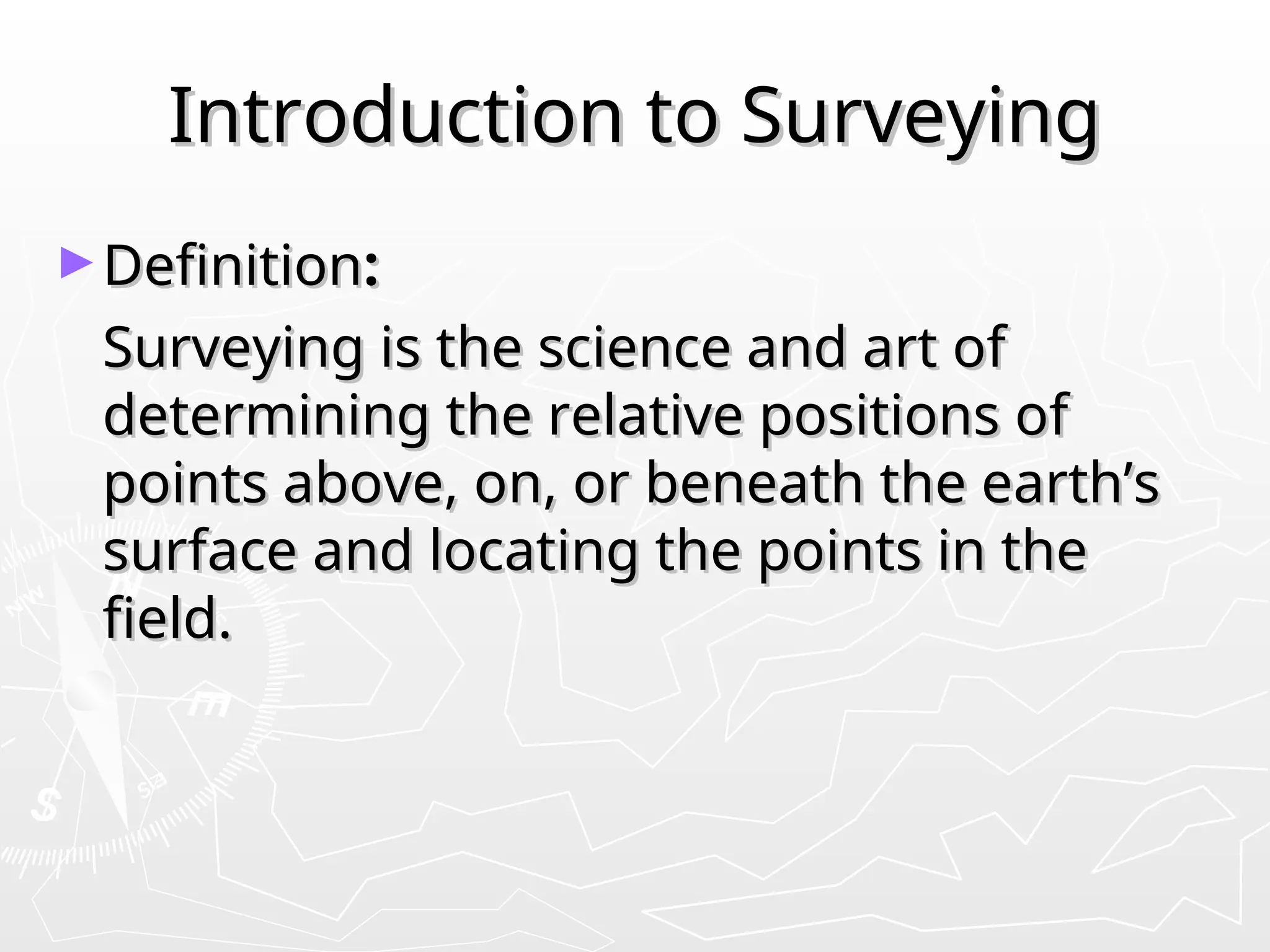 surveying Introduction and Fundamentals ppt | PPT