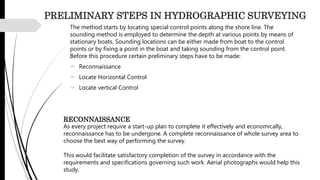 Hydrographic Survey | PPTX