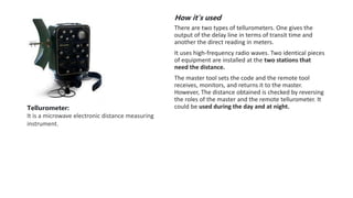 Surveying instruments.pptx | Geography | Science