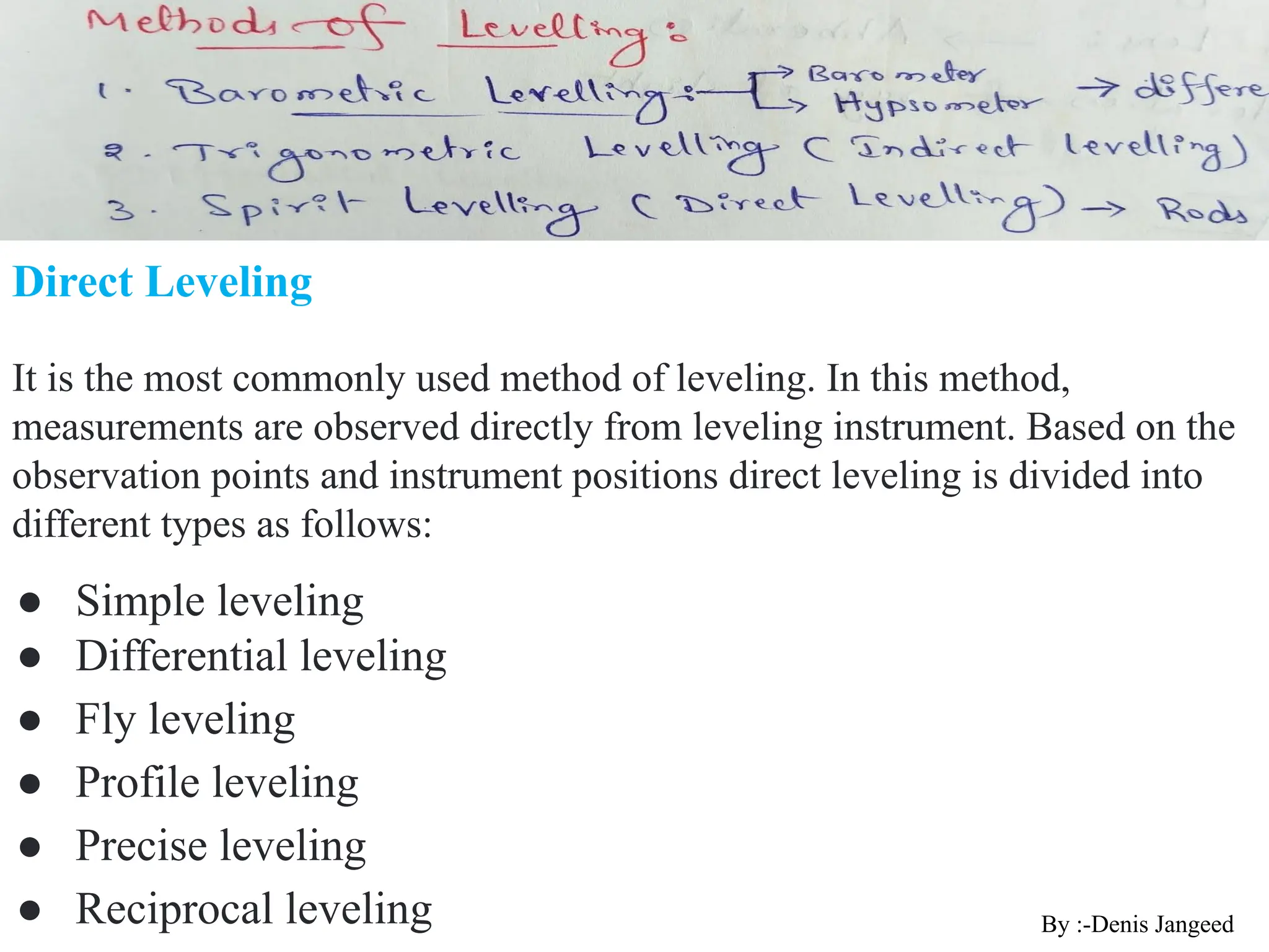 Surveying Levelling & Contouring Unit 2 Notes updating.pptx (1).pdf