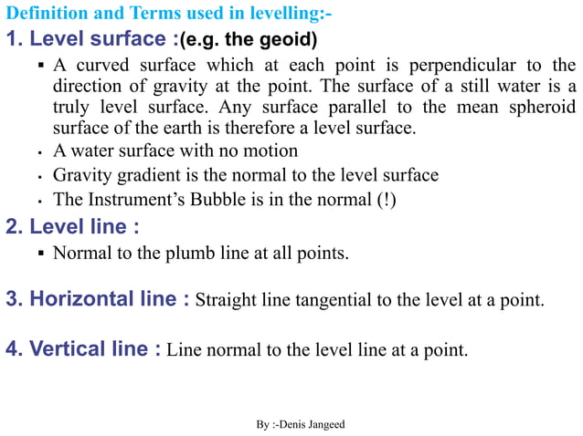 Surveying Levelling & Contouring Unit 2 Notes updating.pptx (1).pdf ...
