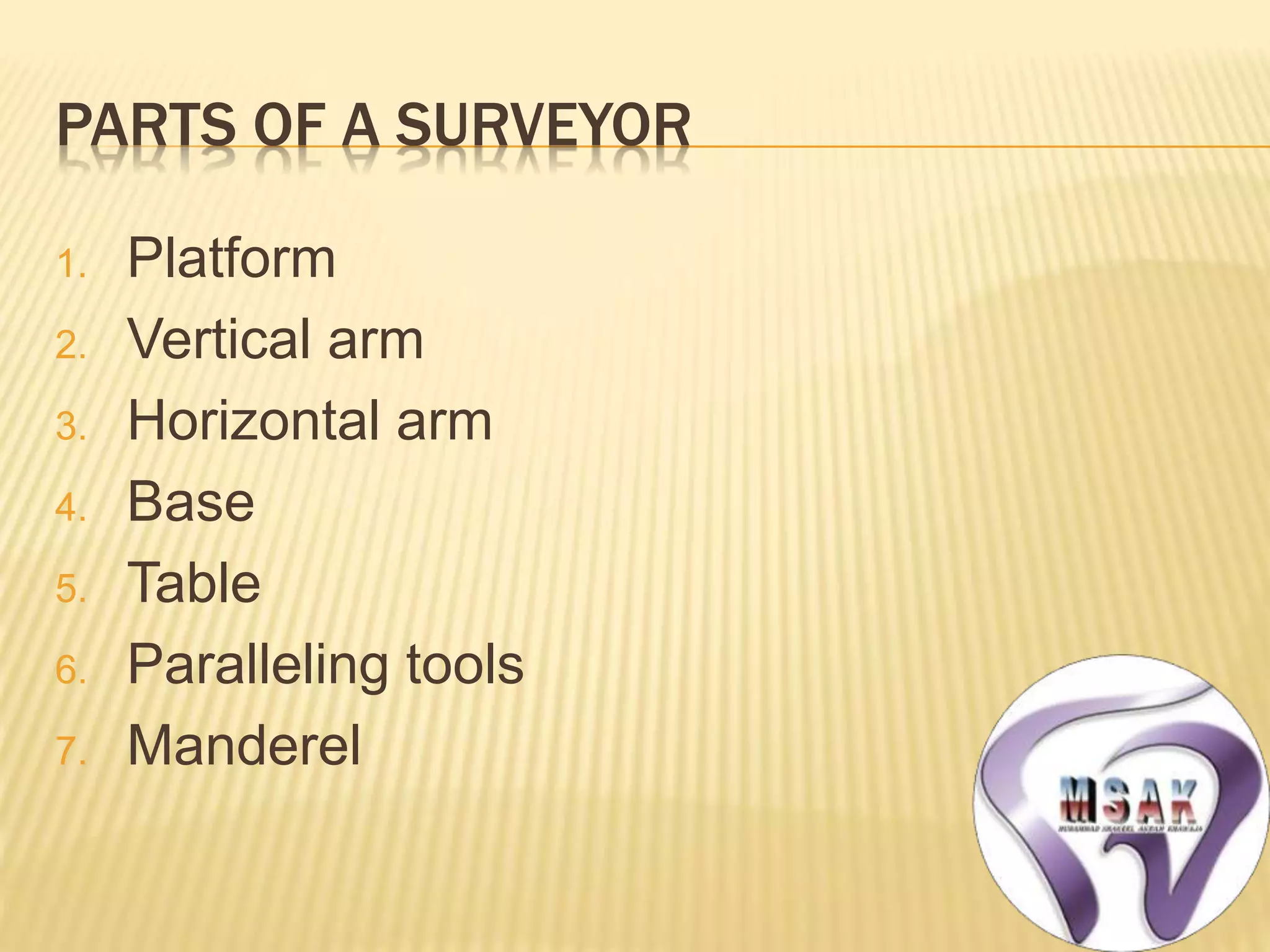 Surveying of cast for rpd | PPTX