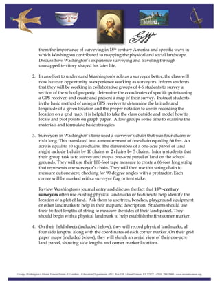 Surveying Our First President | PDF