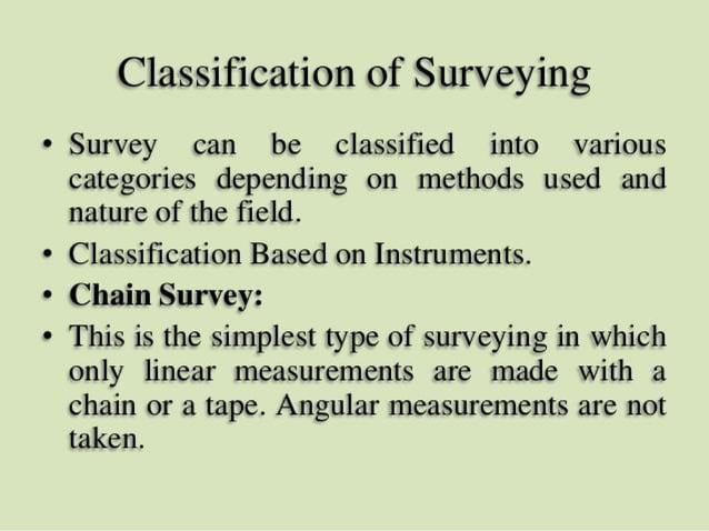 Surveying, types, classification PPT.pptx