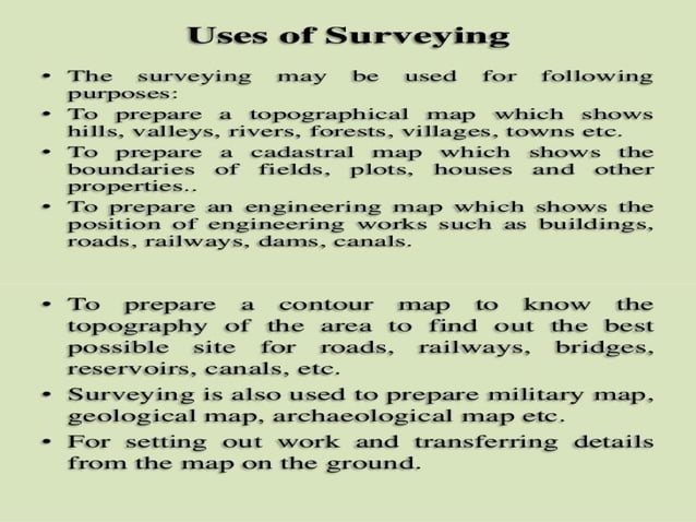 Surveying, types, classification PPT.pptx