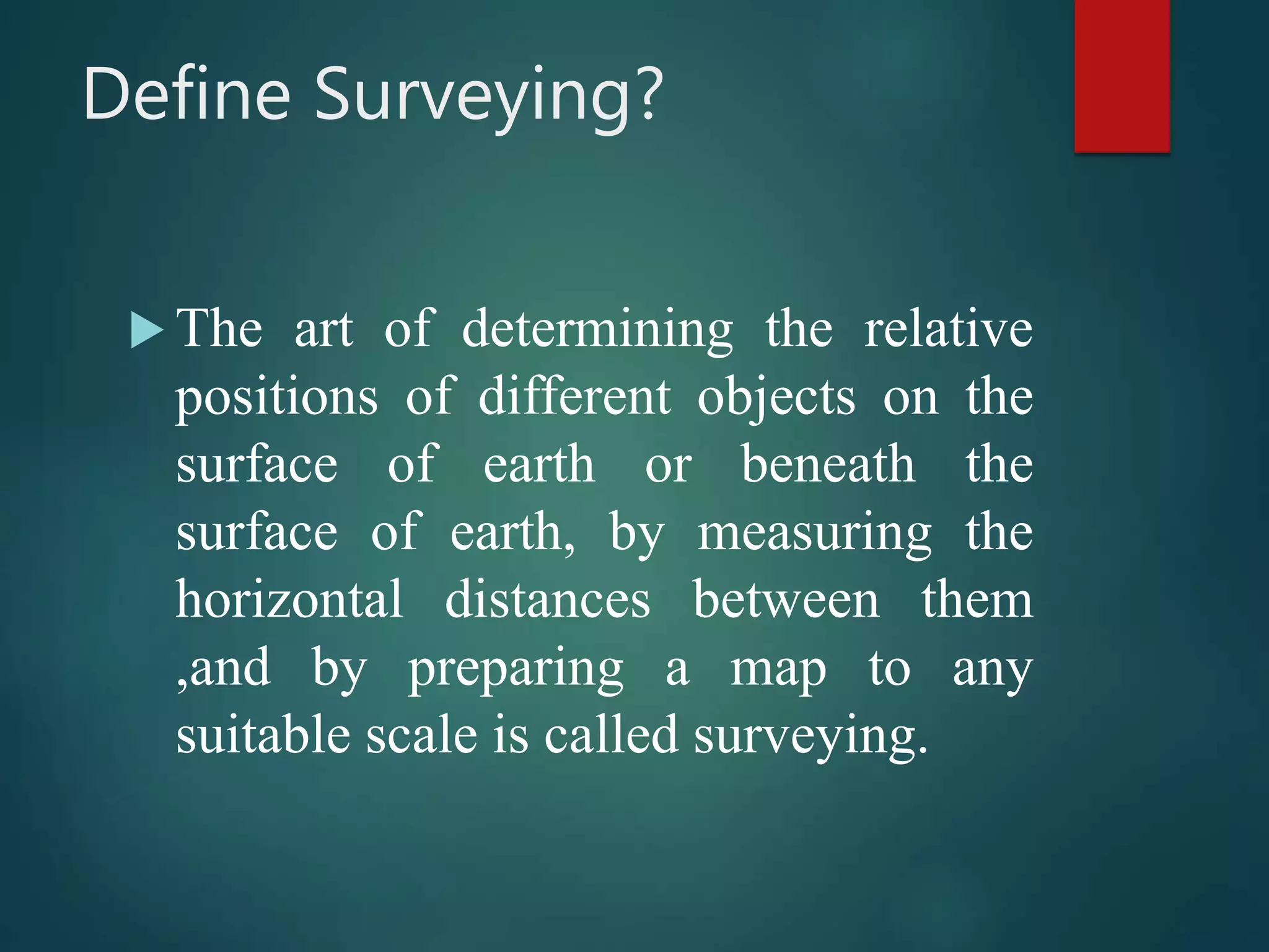 Surveying instruments with their uses | PPTX