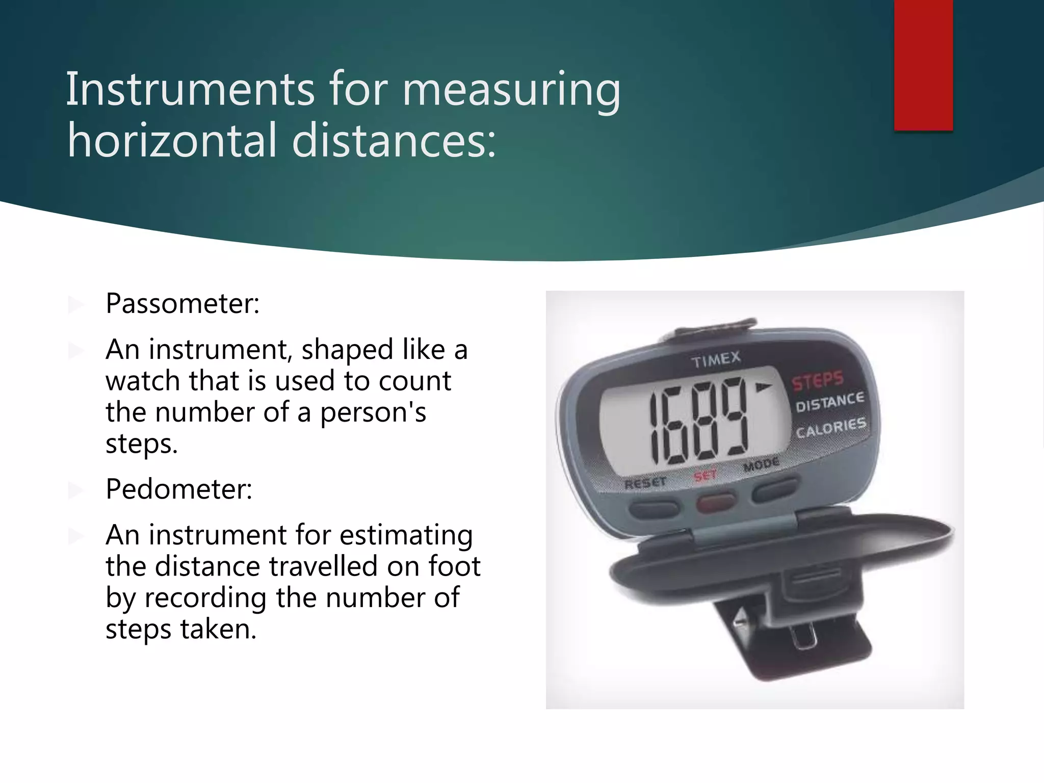Surveying instruments with their uses | PPTX