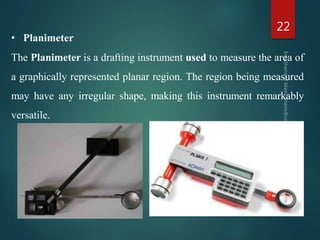 Surveying instruments with their uses | PPTX