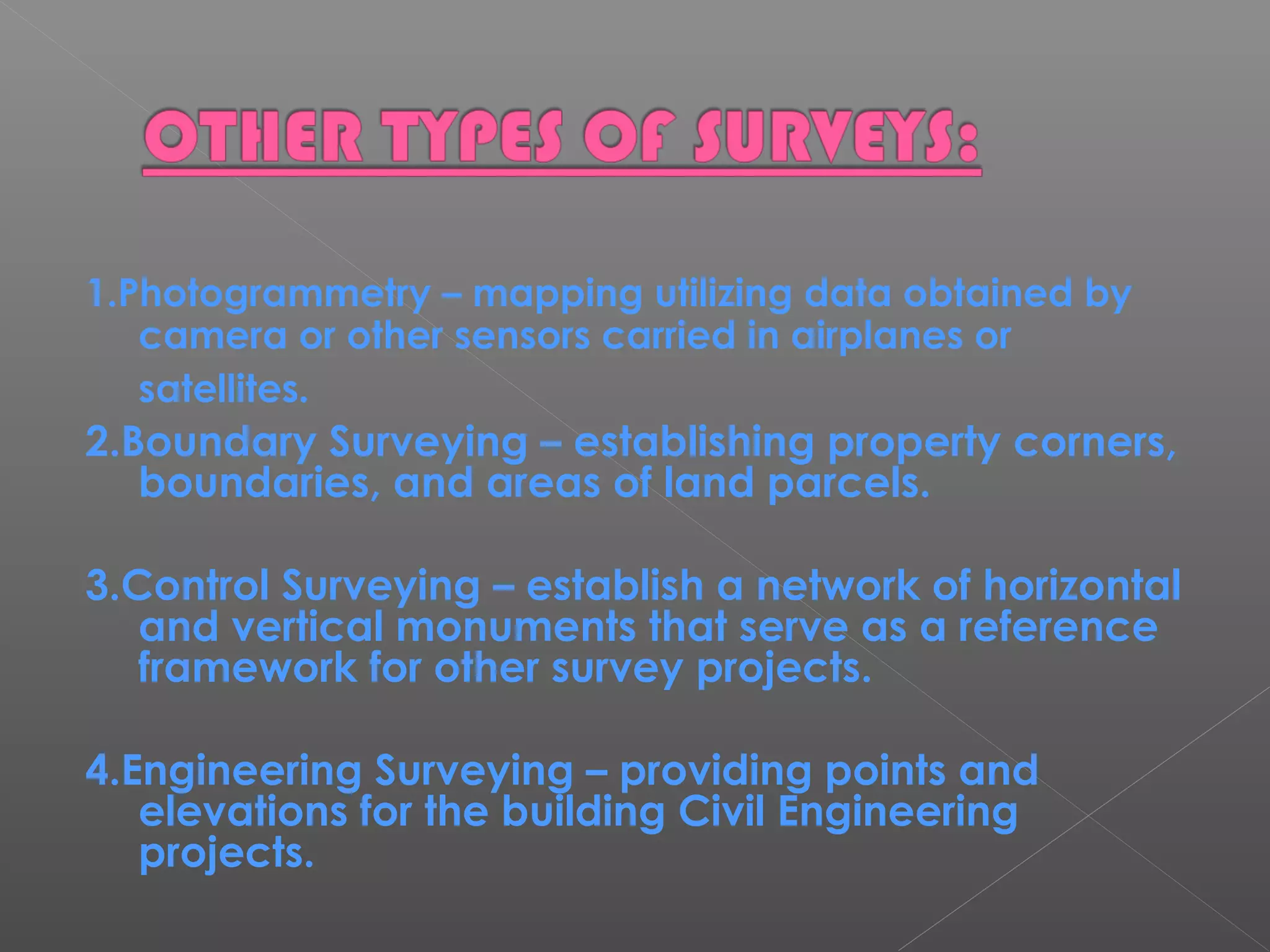 Surveying & prismatic compass survey | PPT