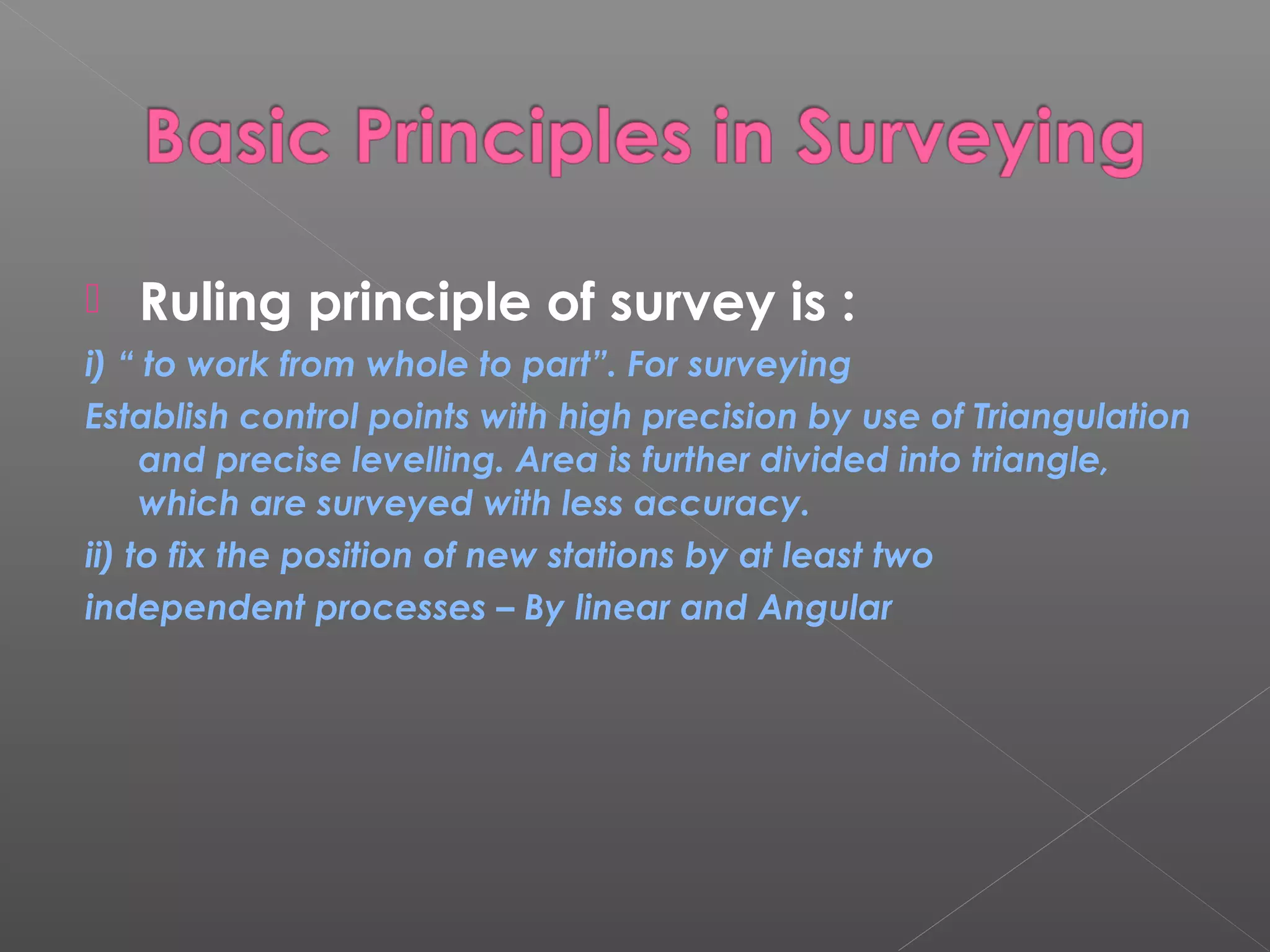 Surveying & prismatic compass survey | PPT