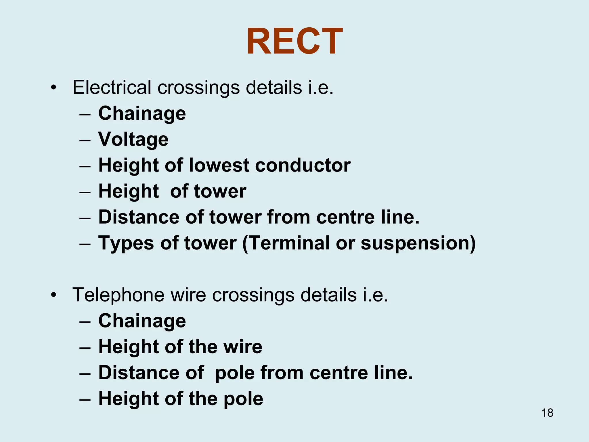 Indian Railways Surveying (RECT, PECT and FLS) | PPTX