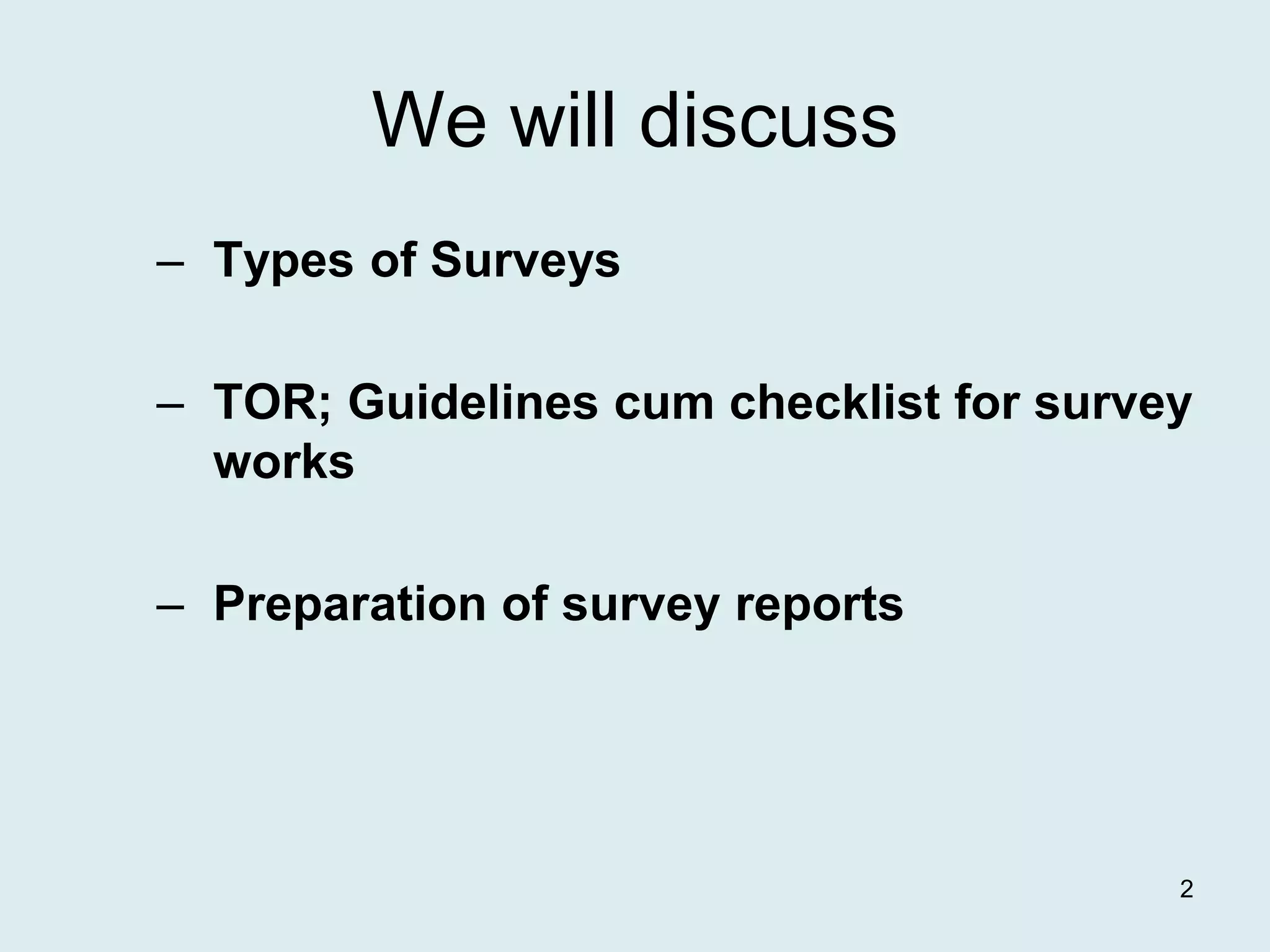 Indian Railways Surveying (RECT, PECT and FLS) | PPTX
