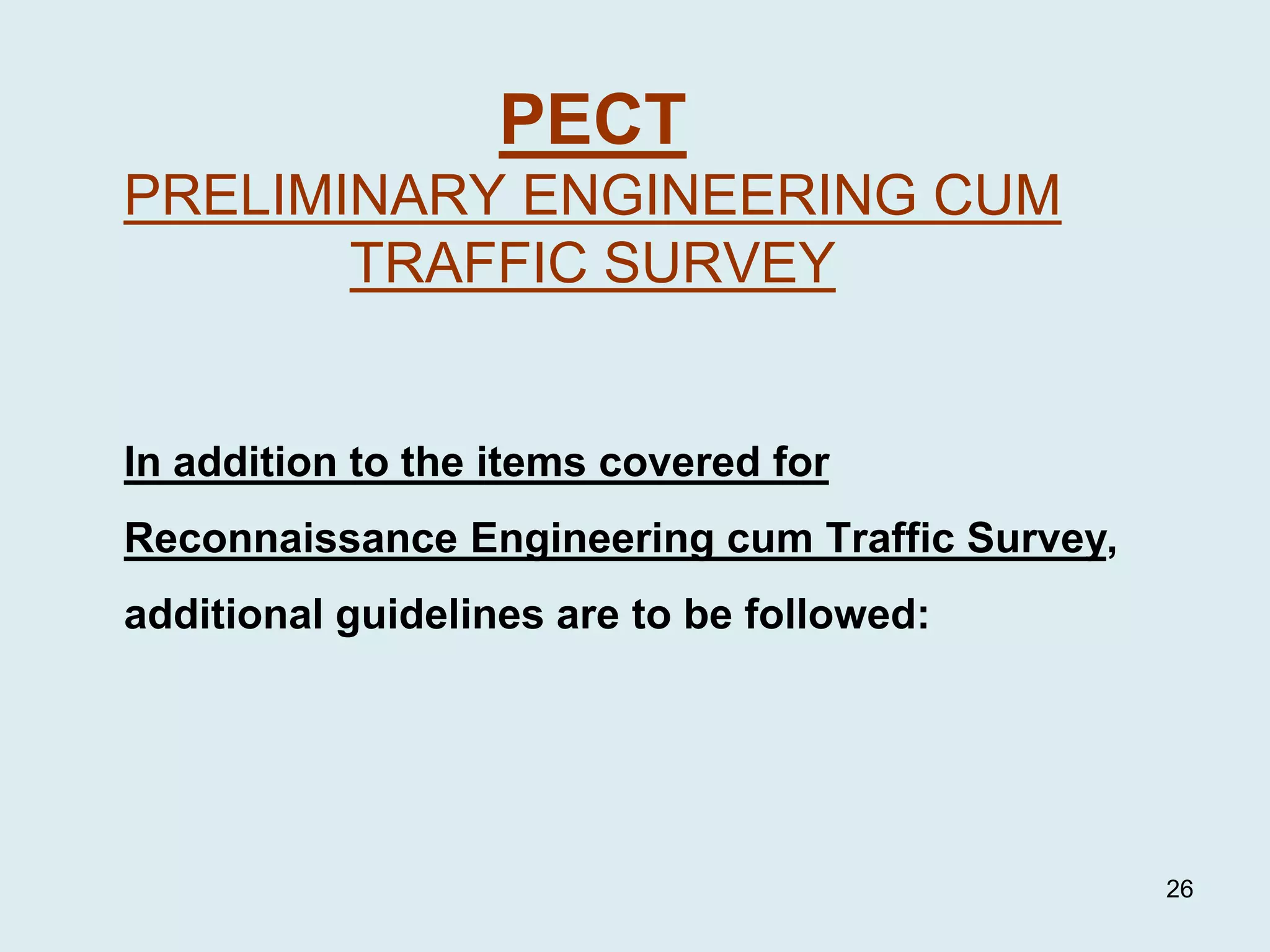 Indian Railways Surveying (RECT, PECT and FLS) | PPTX