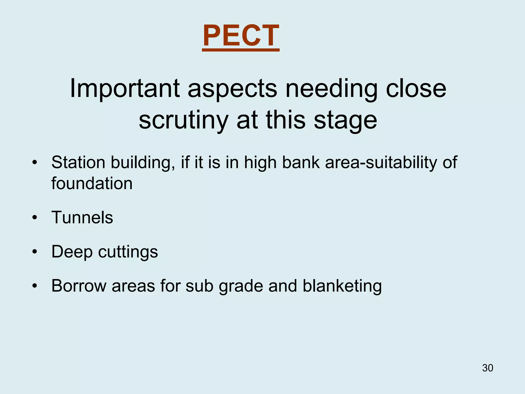 Indian Railways Surveying (RECT, PECT and FLS) | PPTX