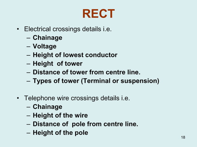 Indian Railways Surveying (RECT, PECT and FLS) | PPTX